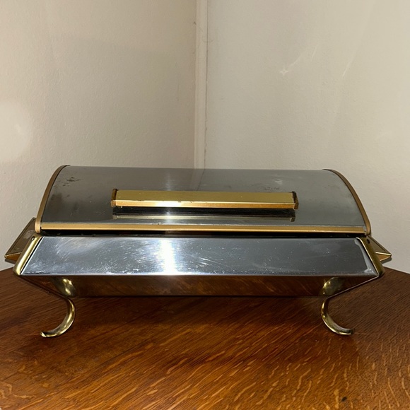 Fire King | Dining | Vintage Mcm Oblong Chafing Dish | Poshmark